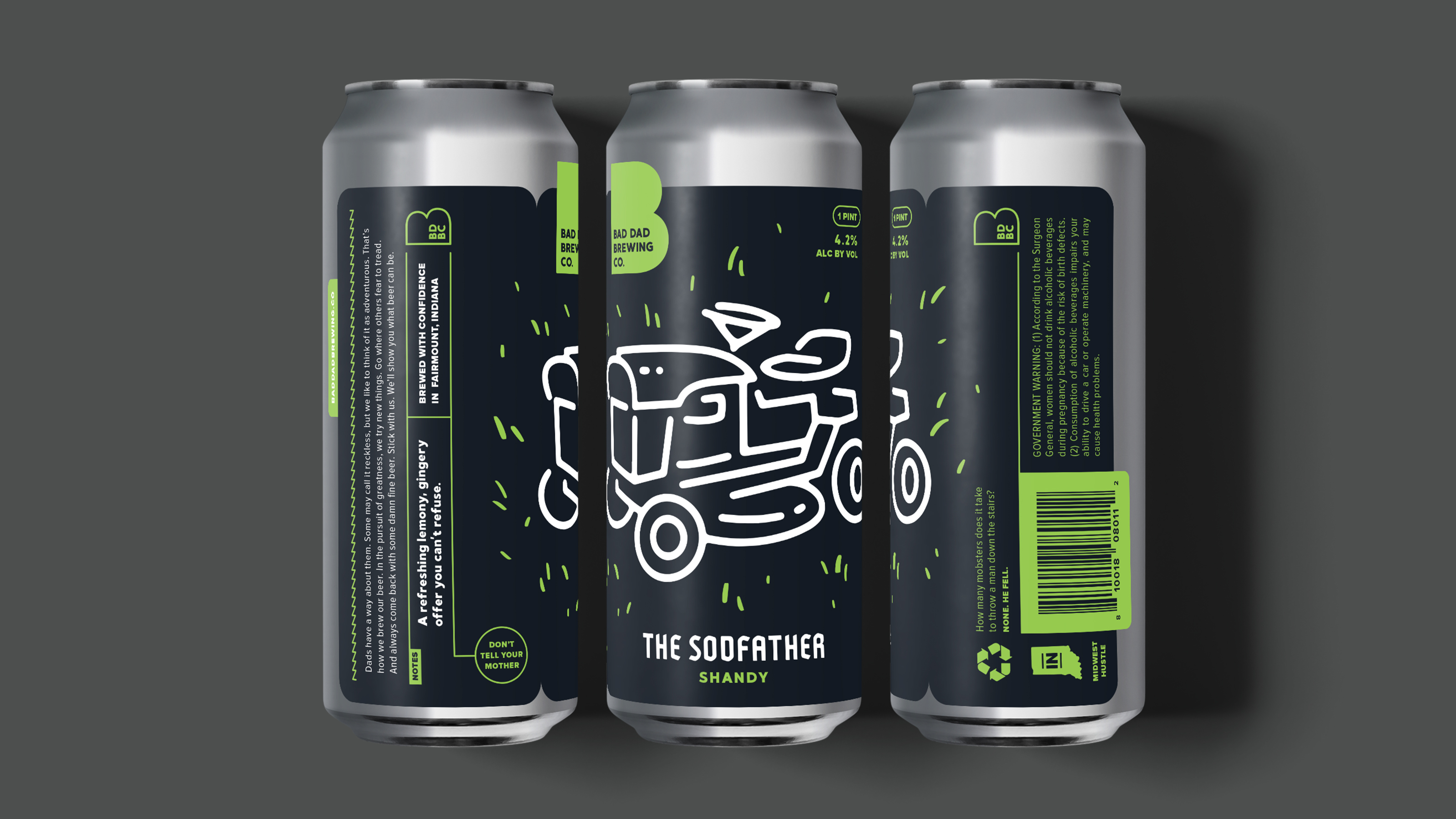 Bad Dad Brewery Branding | Pivot Brands